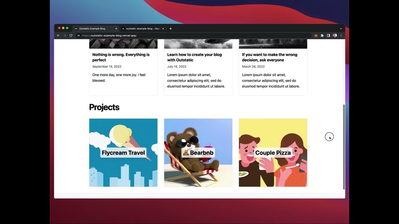 Outstatic A Static Cms For Next Js Youtube