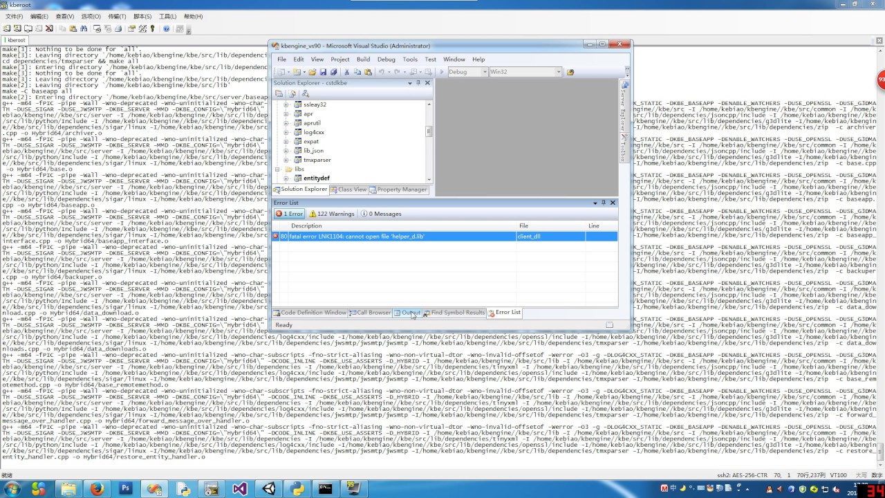 Kbengine Build Windows Linux Youtube