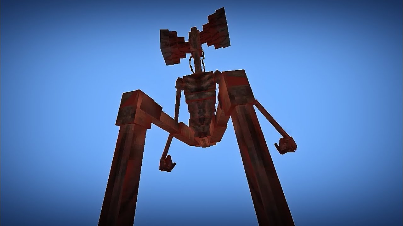 It Is Finally Here Siren Head The Arrival In Minecraft Bedrock