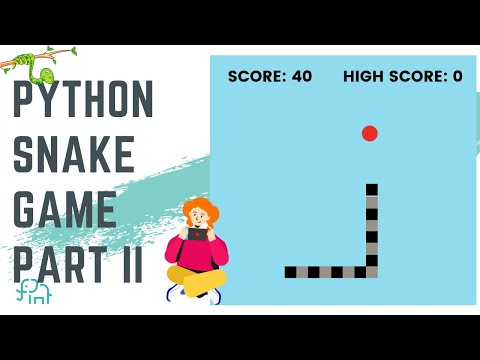How To Make A Snake Game Part Ii Beginner Python Tutorial Youtube