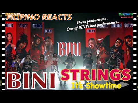 Filipino Reaction Video ёяз ёязн Bini Performs Strings On Itтащs