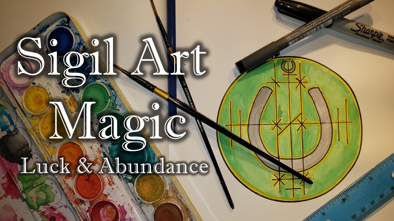 Sigil Art Magic Luck Abundance Comes To Me How To Make A Magic