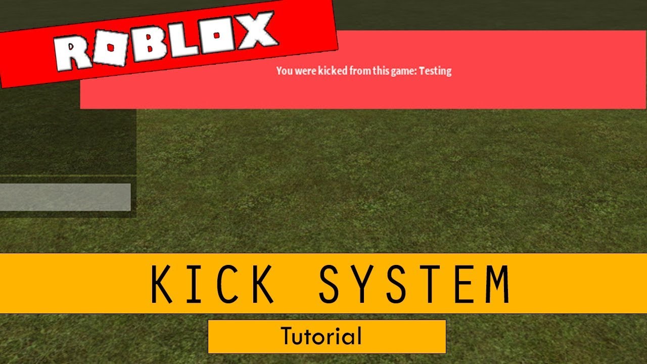 Roblox Studio Kick System Youtube