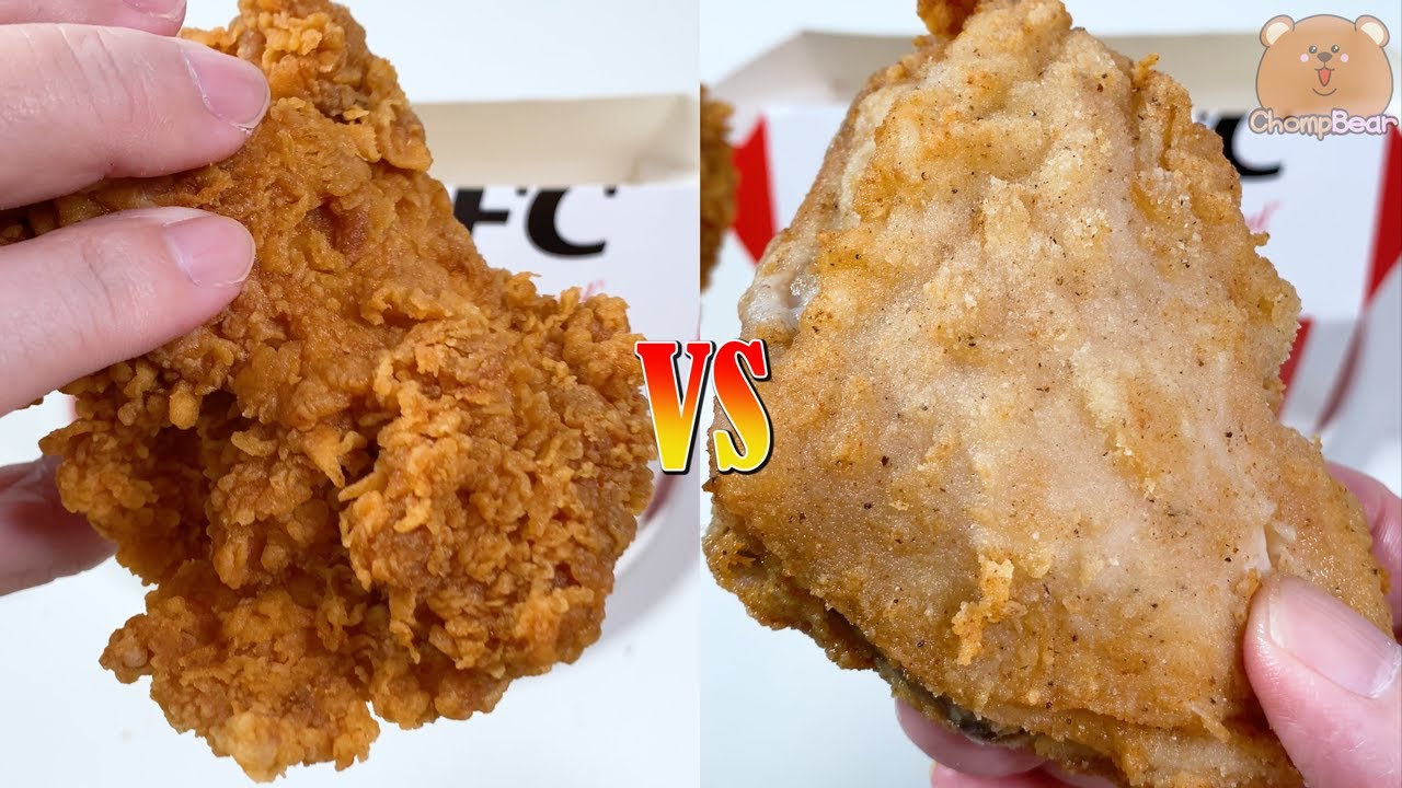 Kfc Crispy Vs Original Best Chicken Battle Youtube