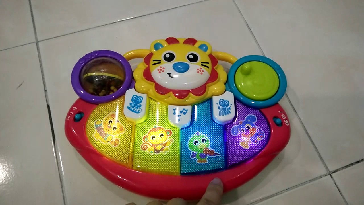 Playgro Lion Activity Kick Toy Piano Youtube