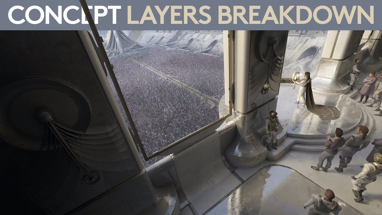 Concept Art Layers Breakdown Rally Youtube