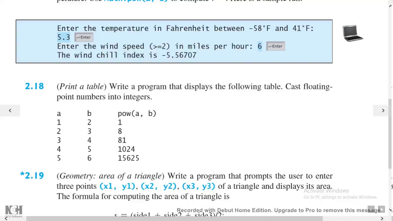 Introduction To Java Programming Exercise 2 18b Youtube