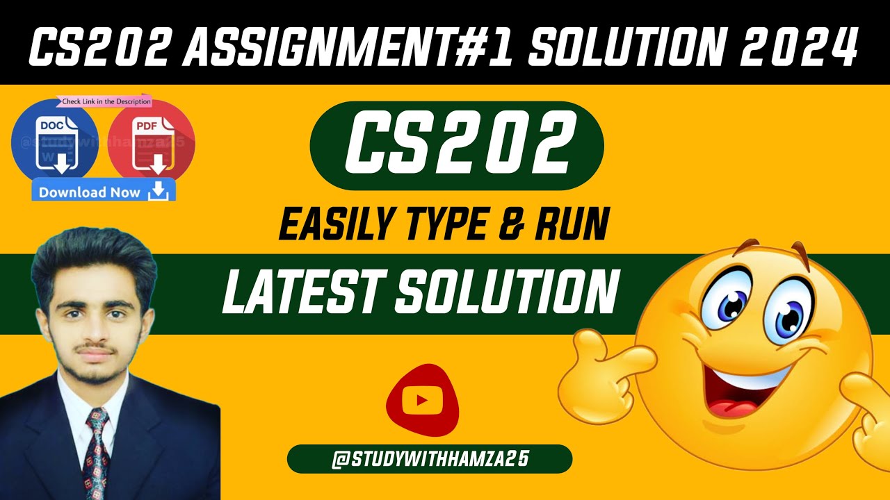 Cs202 Assignment No 1 Solution 2024 Cs202 Assignment Cs202 Solution