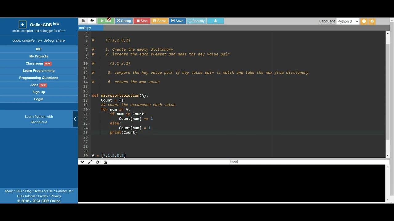 Microsoft Codility Real Interview Question Part 1 Youtube