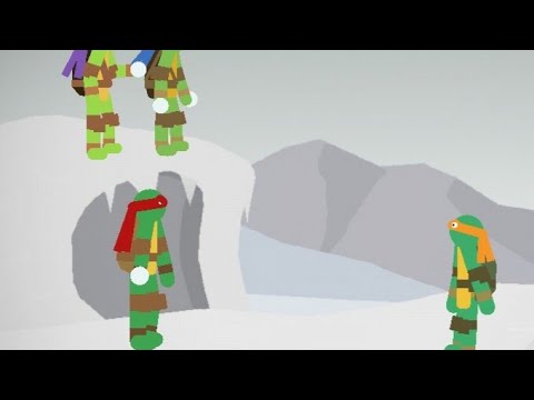 Tmnt Stick Nodes Short Snow War Wreck The Halls Song Youtube