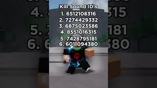 Kill Sound Effects Roblox The Strongest Battlegrounds Tsbg Id Codes ...