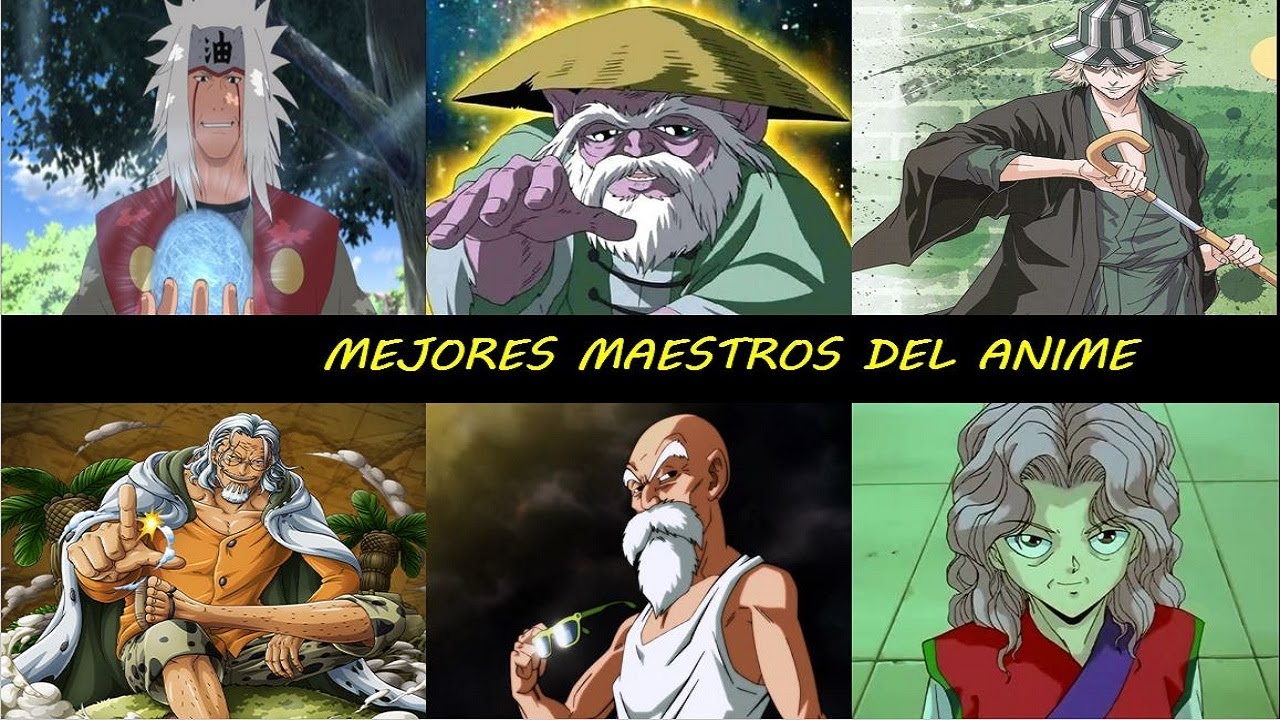 Top 10 Mejores Maestros Del Universo Anime Youtube