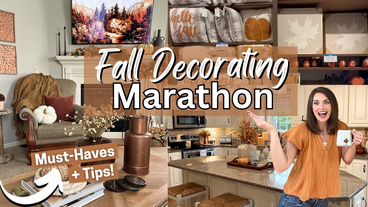 Ultimate Fall Decorating Marathon Must Haves Haul Tips Home Tour