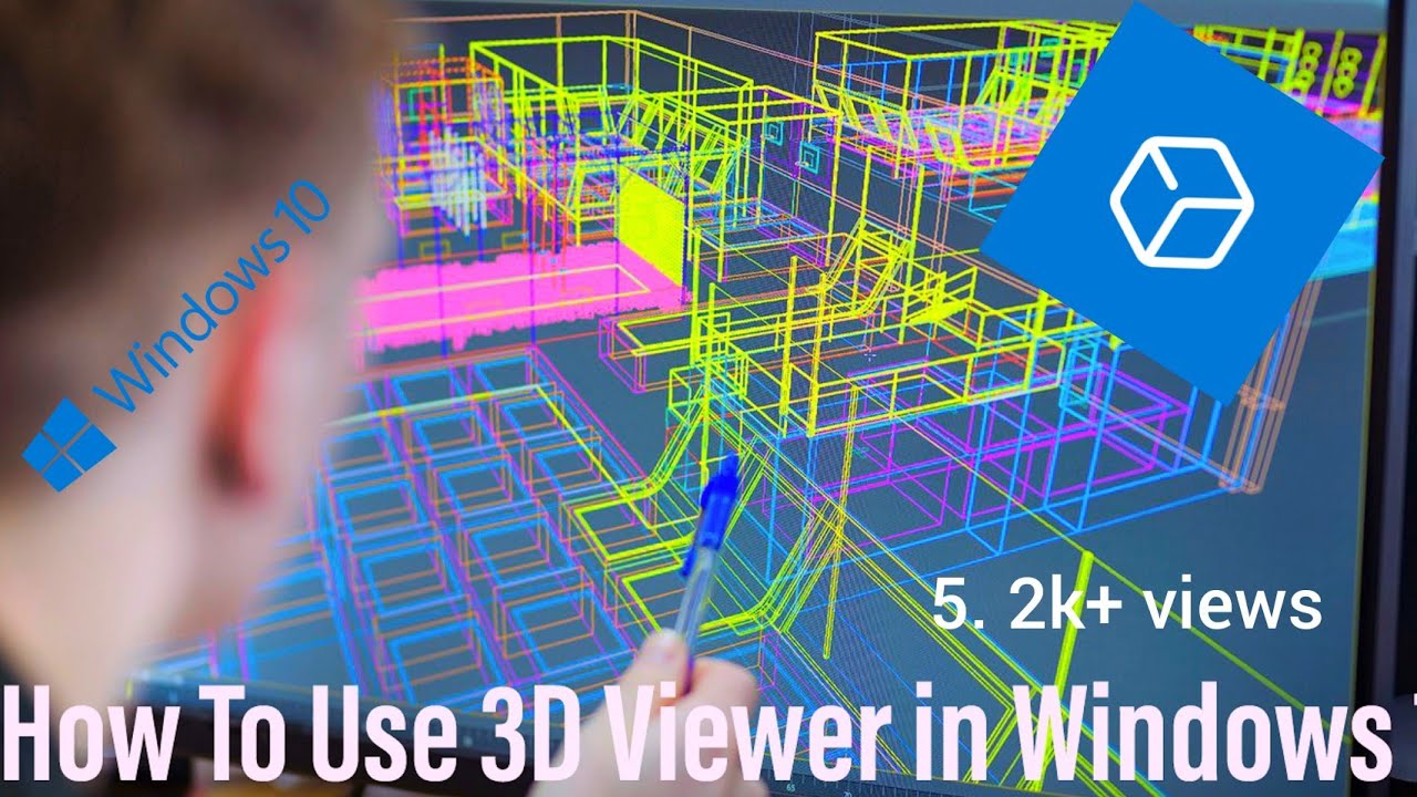 How To Use 3d Viewer In Windows 10 Youtube