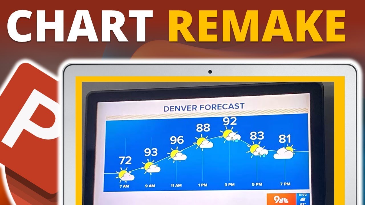 How To Design A Weather Forecast Chart In Powerpoint Chart Makeover