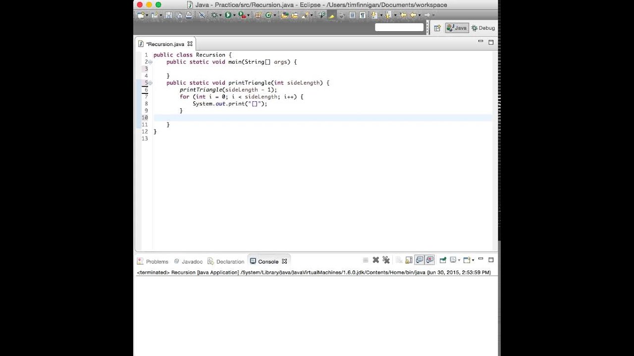 Recursive Method Java Youtube