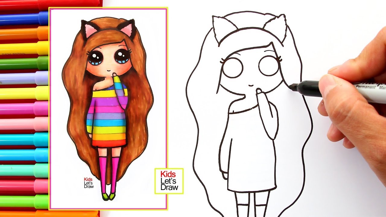 Dibujos De Chicas Kawaii Paso A Paso Muchos Dibujos Anim Tienen