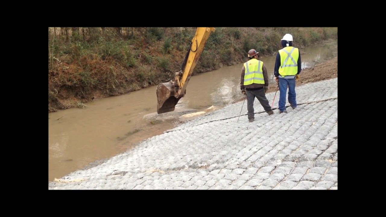 Long Beach Ms Canal Slope Stabilization Using Permanent Erosion Control