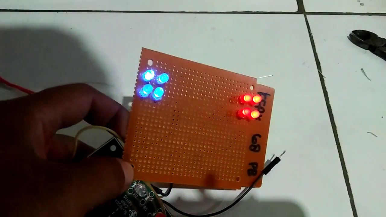 Diy Lampu Strobo Dari Rangkaian Running Led Youtube