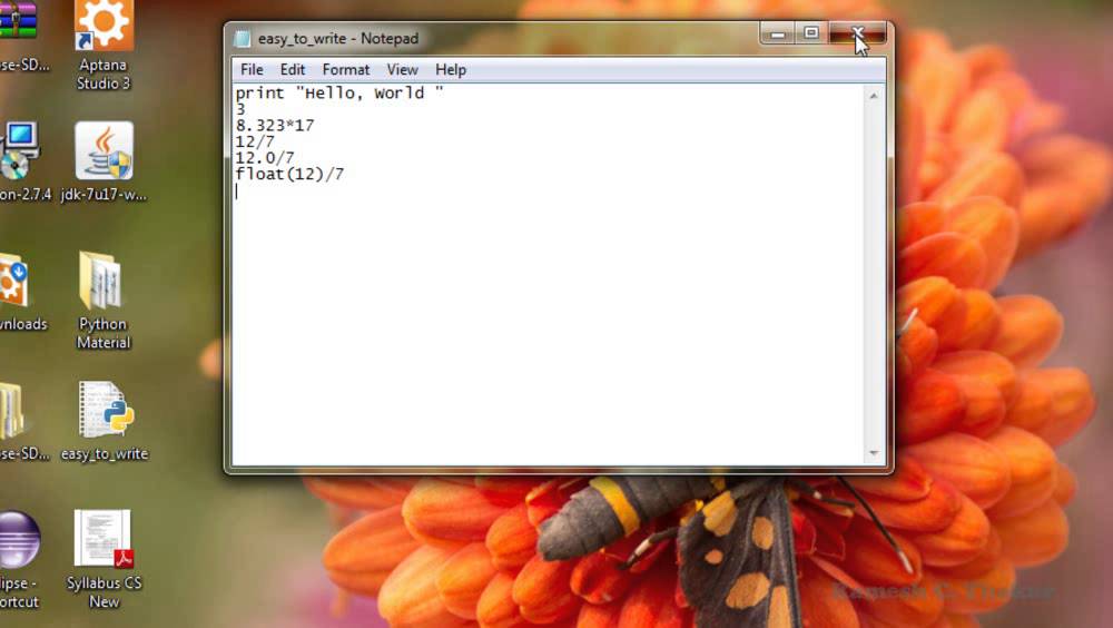 Python Interactive Mode And Script Mode Youtube
