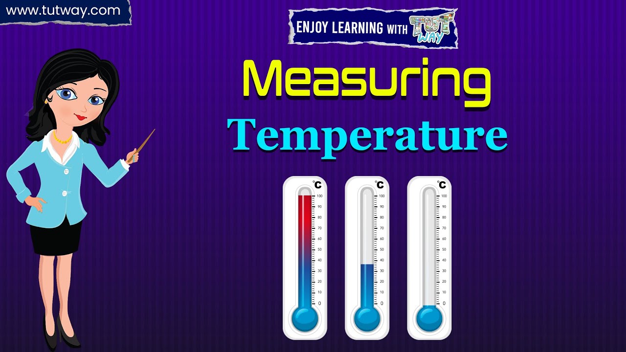 Measurement Of Temperature Thermometer Measuring Temperature In A