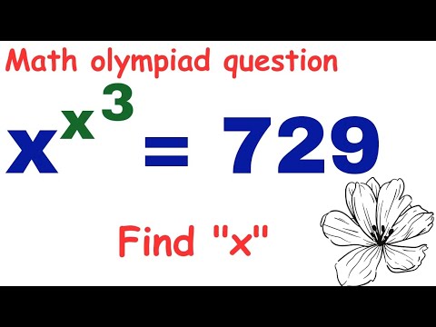 Math Olympiad Question Find X Trick To Solve Youtube
