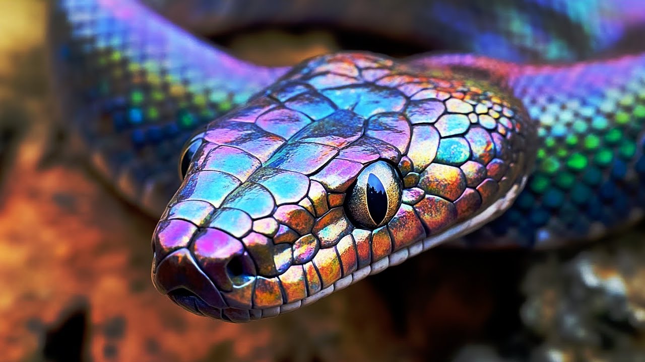 5 Most Beautiful Snakes That Shine Like Rainbows Youtube