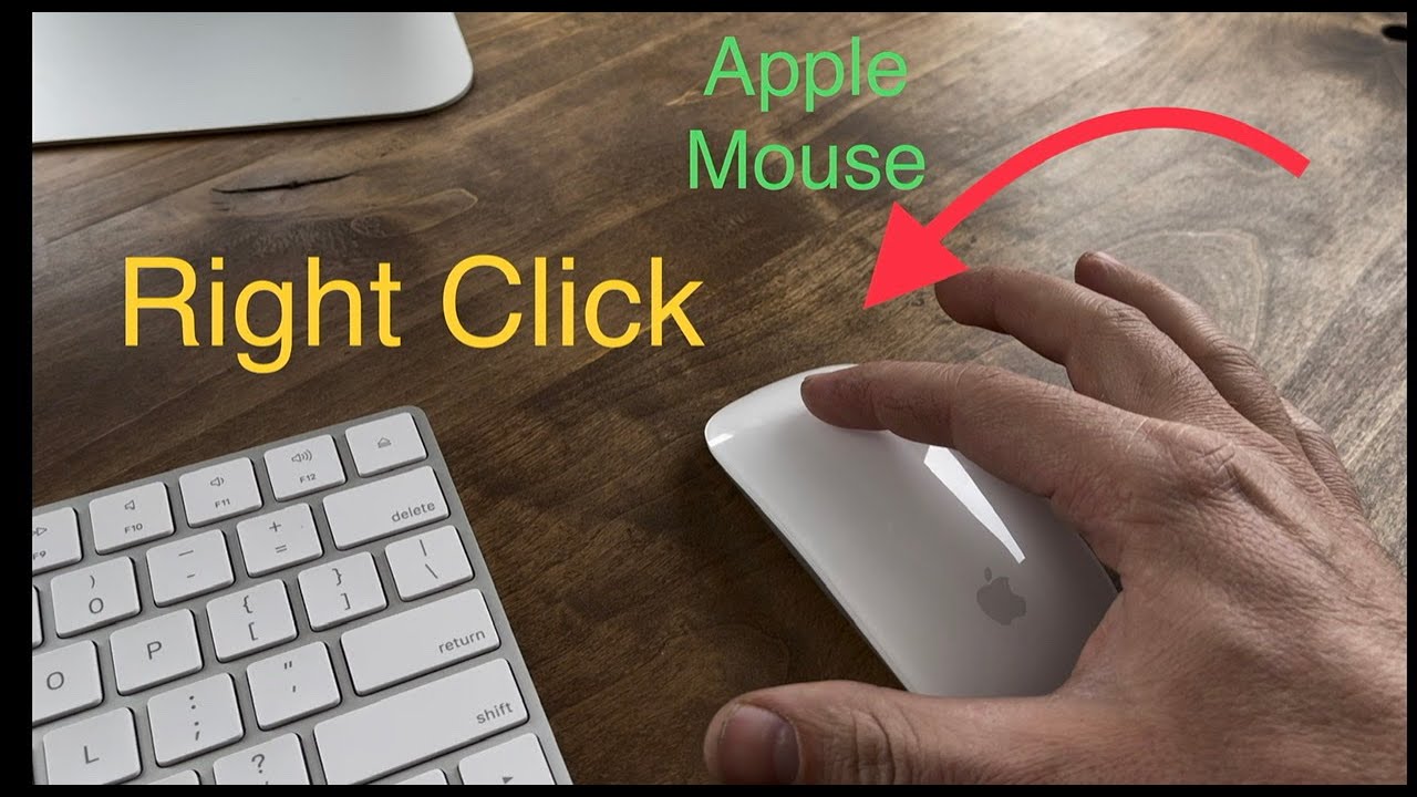 How To Right Click With Apple Mouse Mac Imac Youtube