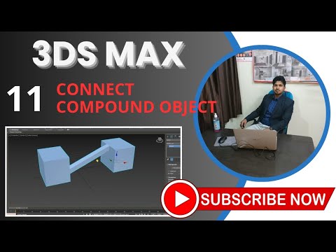 Part 11 Connect Object Compound Object 3dsmax Tutorial Youtube