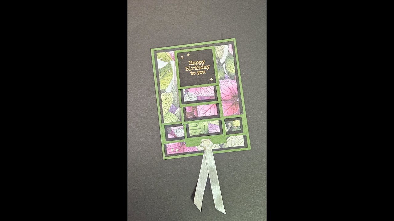 Waterfall Card Tutorial Youtube
