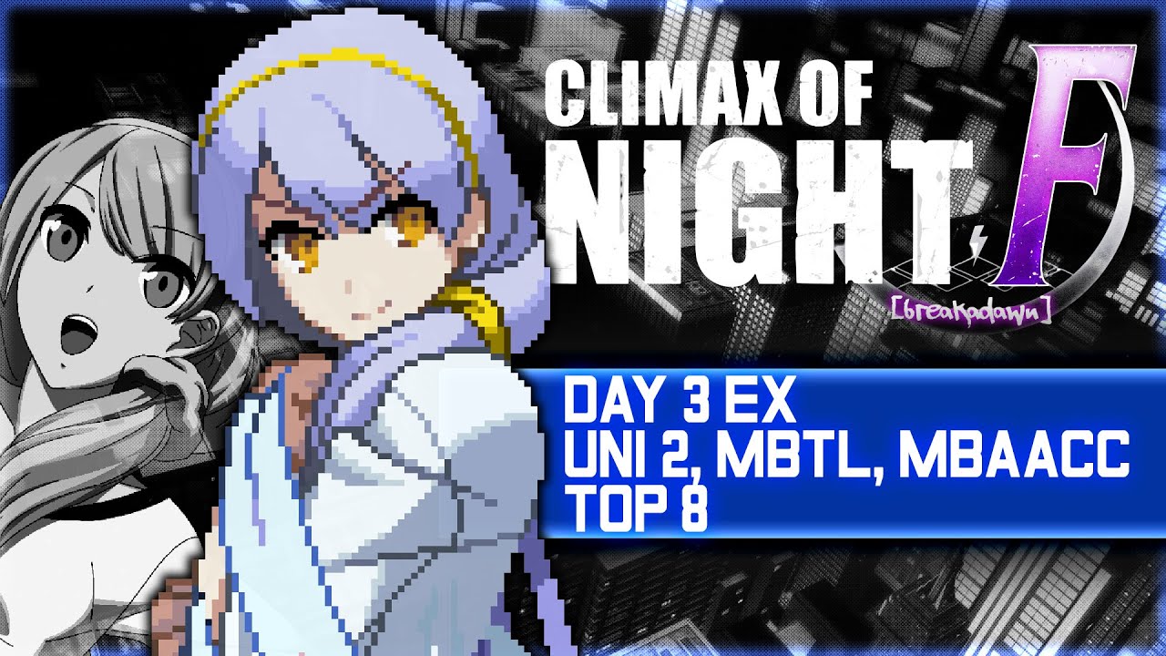 Day 3 Climax Of Night F Breakadawn Restream Uni2 Mbaacc Mbtl Top 8