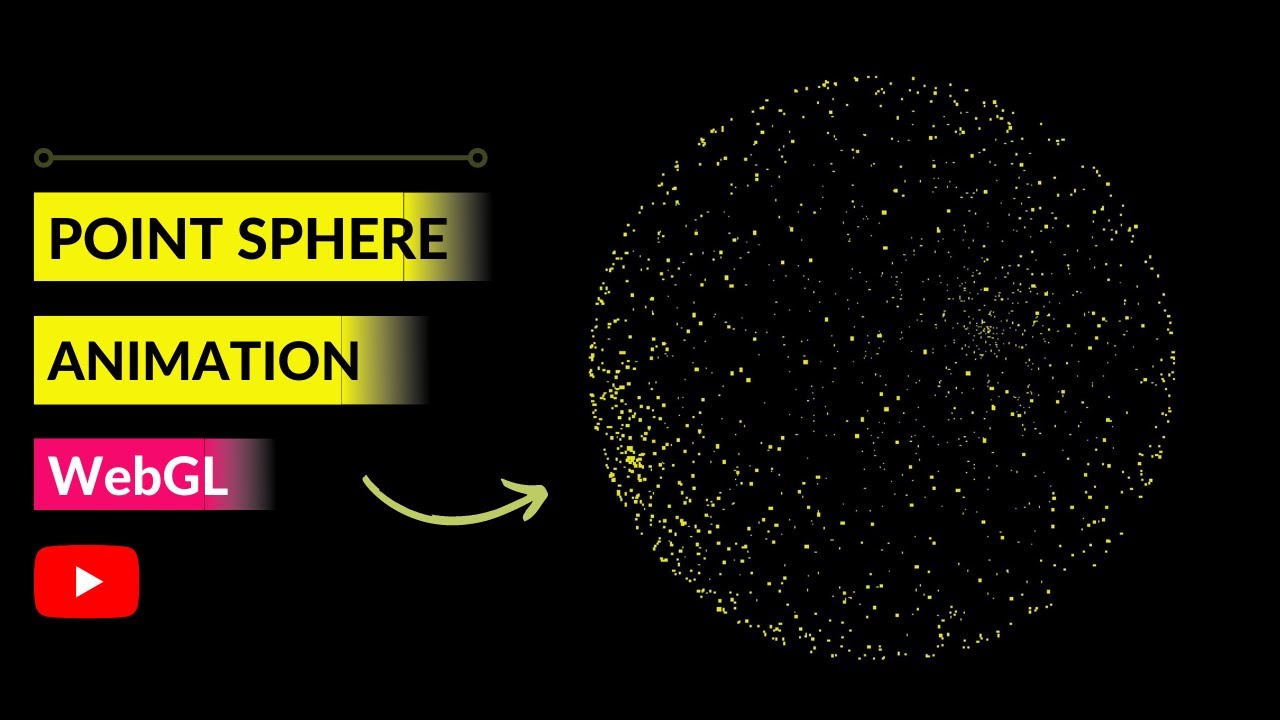 Create Point Sphere Animation In Webgl Three Js Gsap Youtube