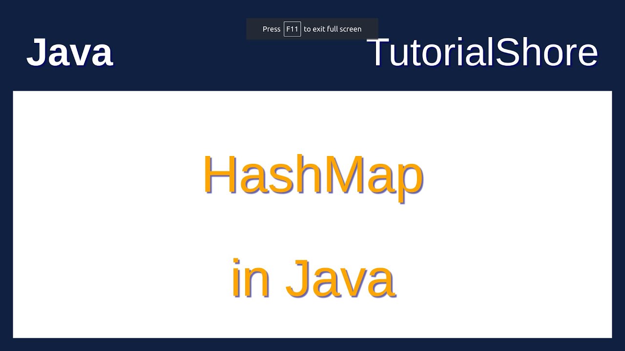 Implementing Hashmap In Java Youtube