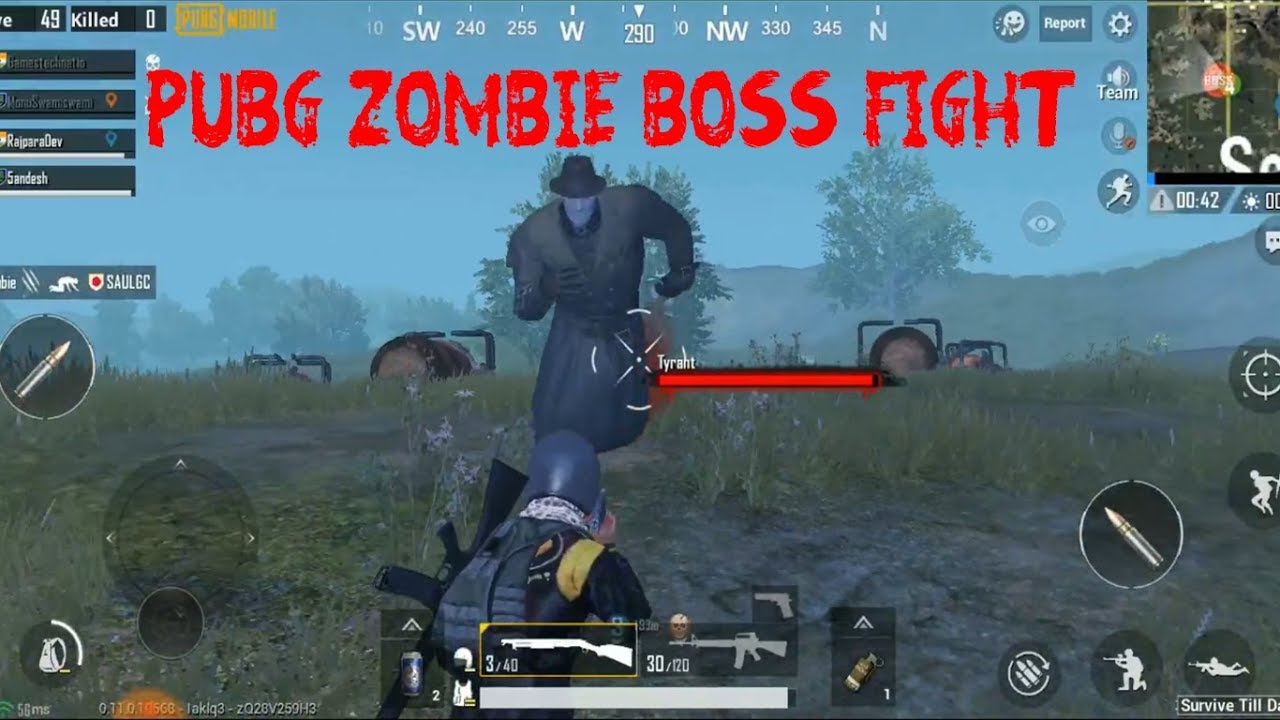 Pubg Zombie Boss Fight Youtube