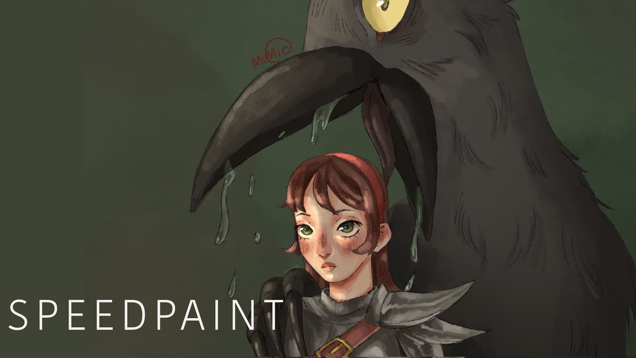 The Soldier And The Crow тшж Speedpaint тшж Youtube