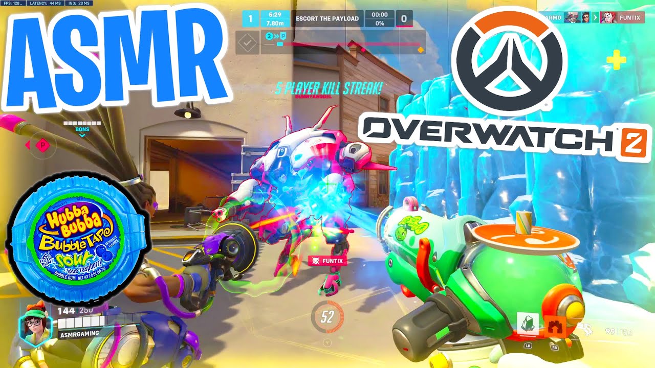 Asmr Gaming ёяш Overwatch 2 Mei Competitive Relaxing Gum Chewing ёяооёяоз