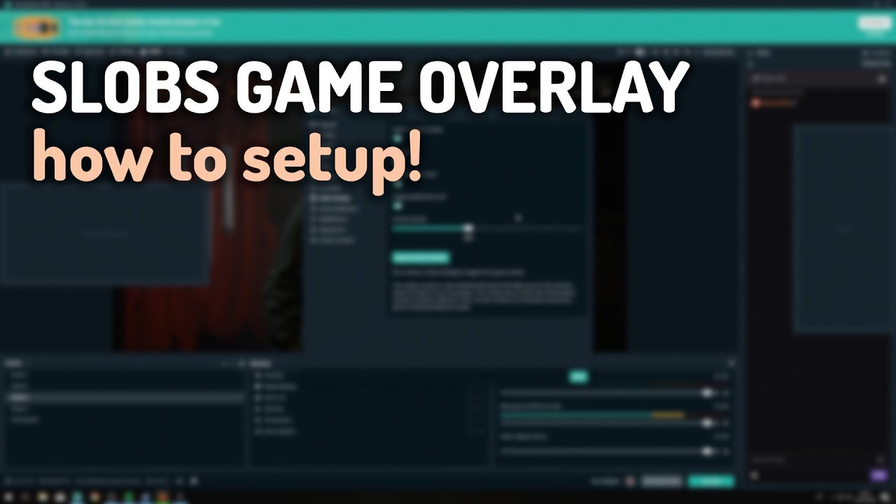 How To Setup Streamlabs Obs Game Overlay New Feature Youtube