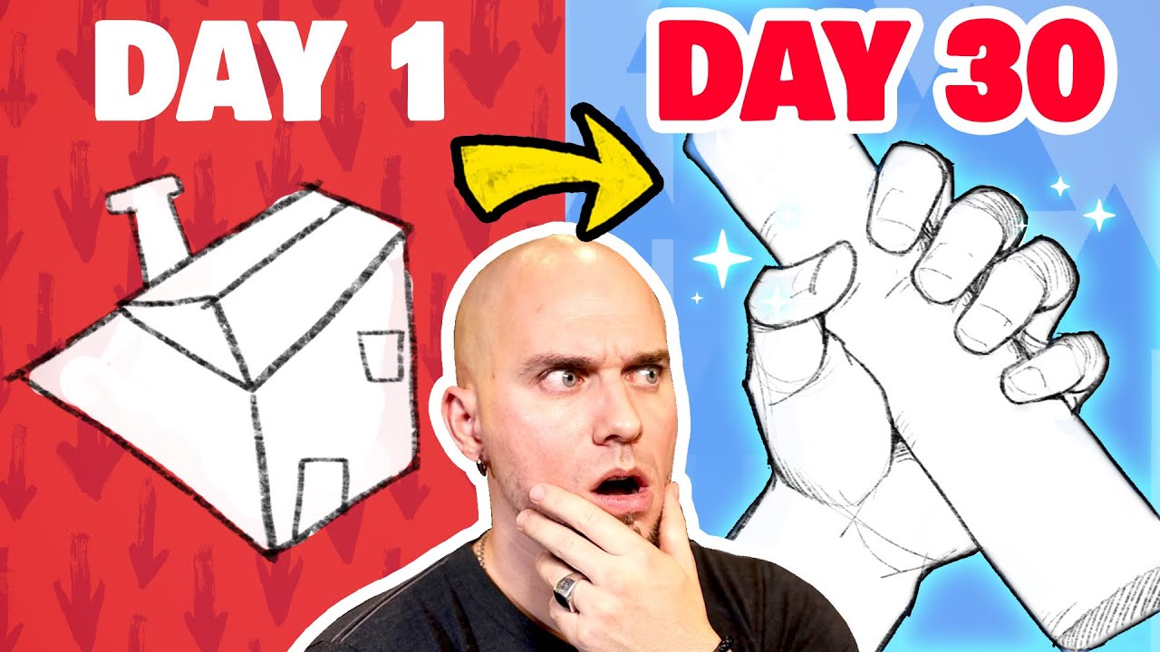Learn To Draw In 30 Days Exercises Schedule Youtube