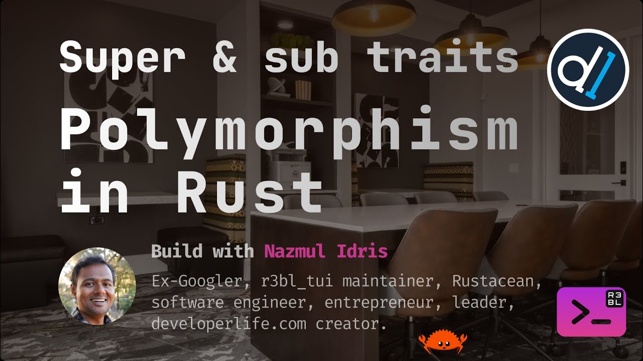 Build With Naz Traits Subtyping Polymorphism In Rust Youtube