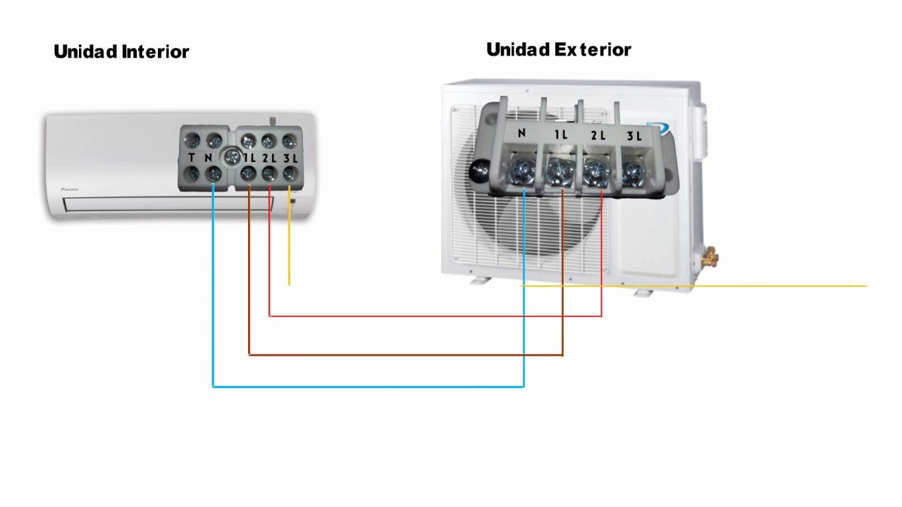 Como Conectar Aire Frio Calor Parte Electrica Mejorado Youtube