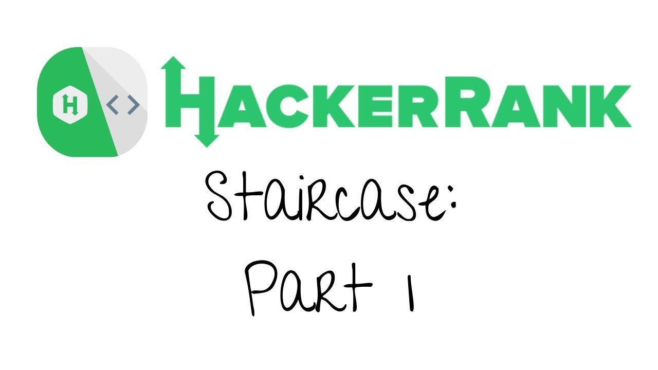Hackerrank Staircase Javascript Part 1 Youtube