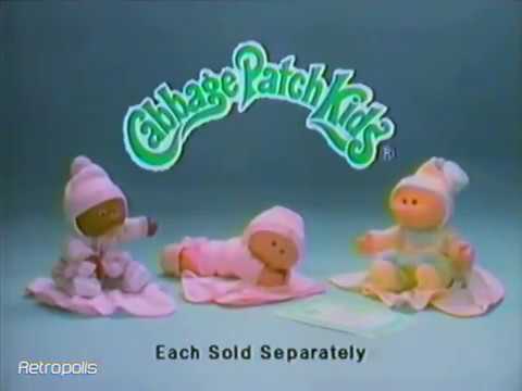 1986 Cabbage Patch Kids Babies Toy Commercial Youtube