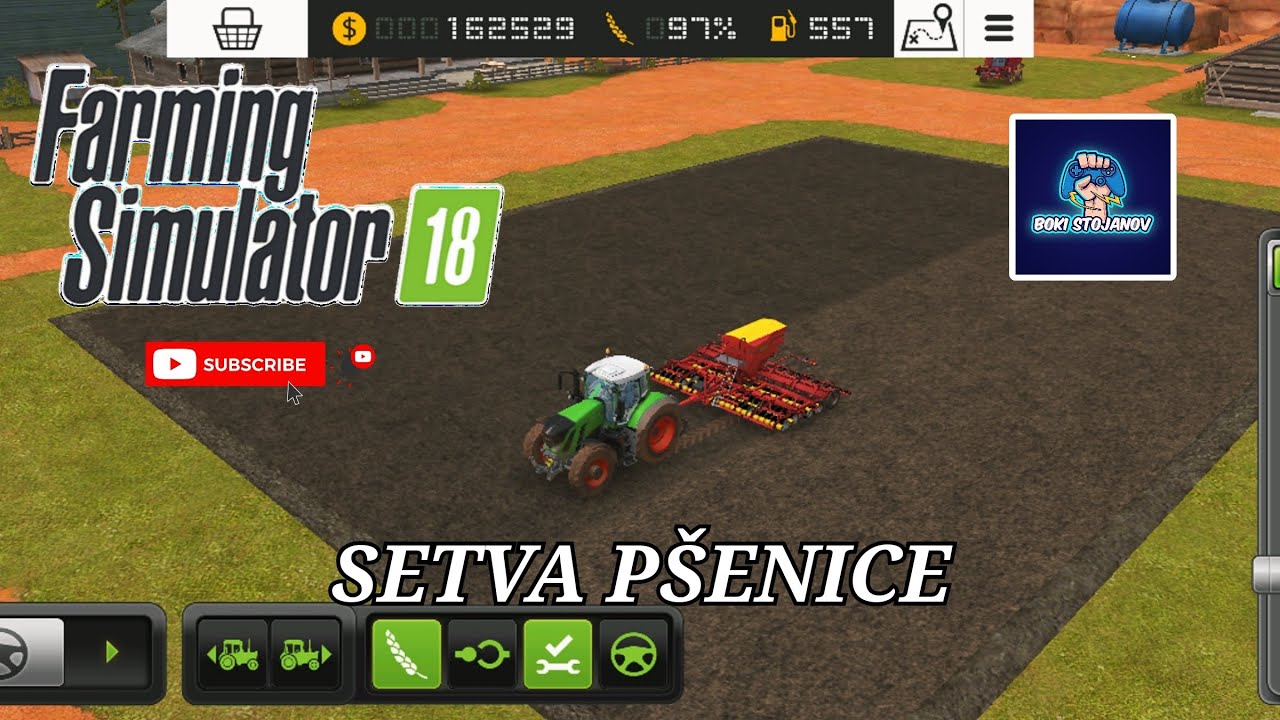 Setva Pšenice Farming Simulator 18 Youtube