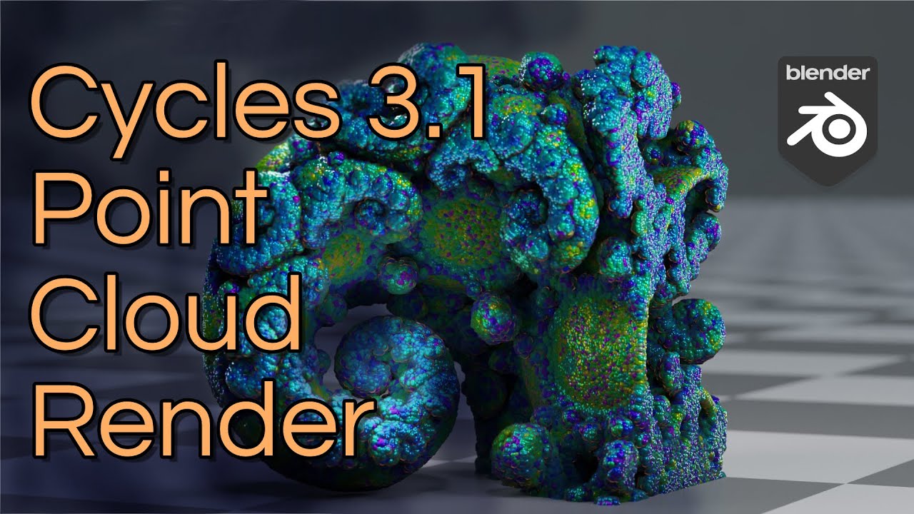 Cycles 3 1 Point Cloud Render Youtube