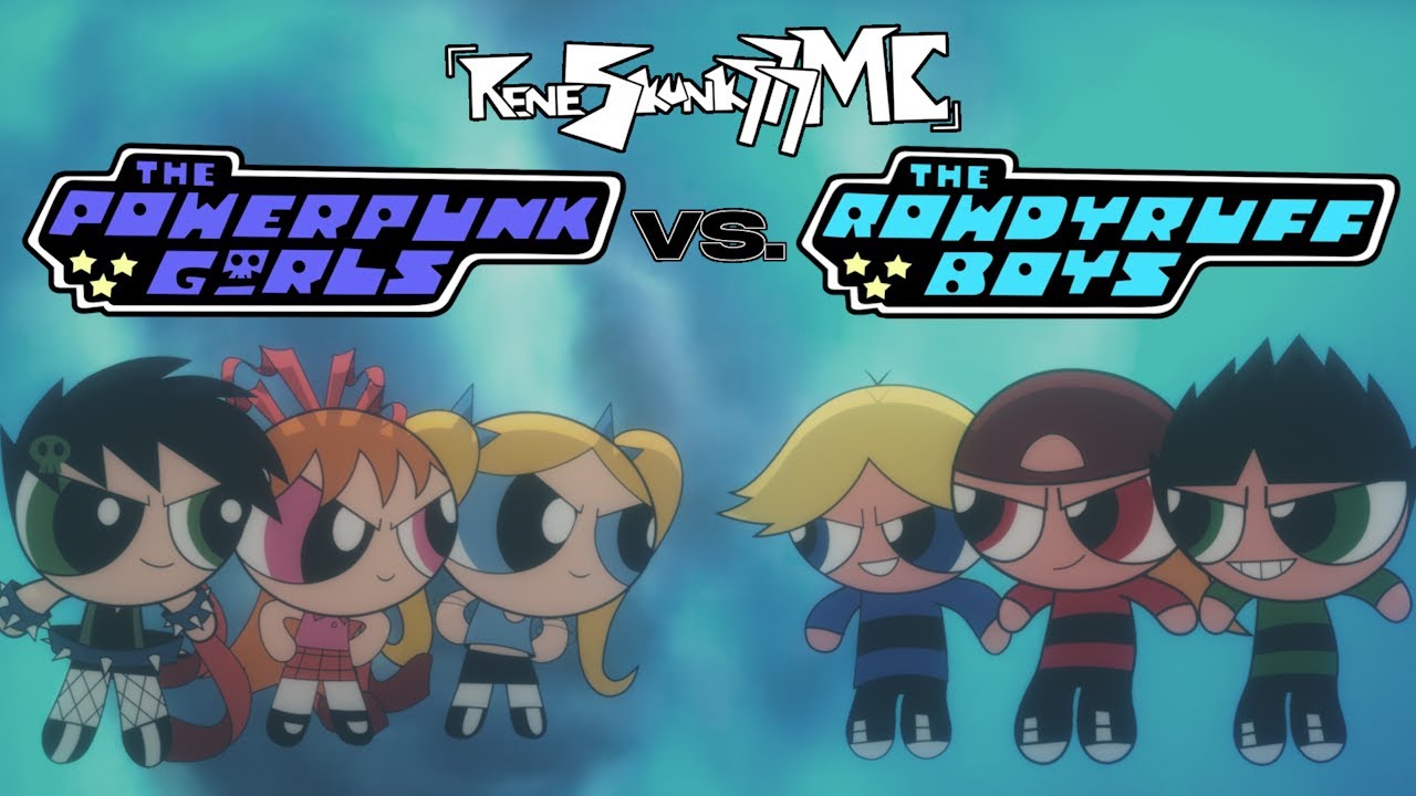 Les Powerpuff Girls Et Rowdyruff Boys S Embrassent