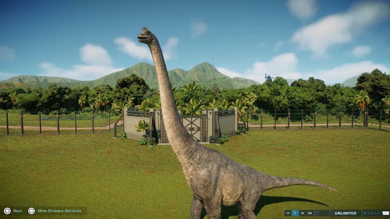 Jurassic World Evolution 2 Brachiosaurus Youtube
