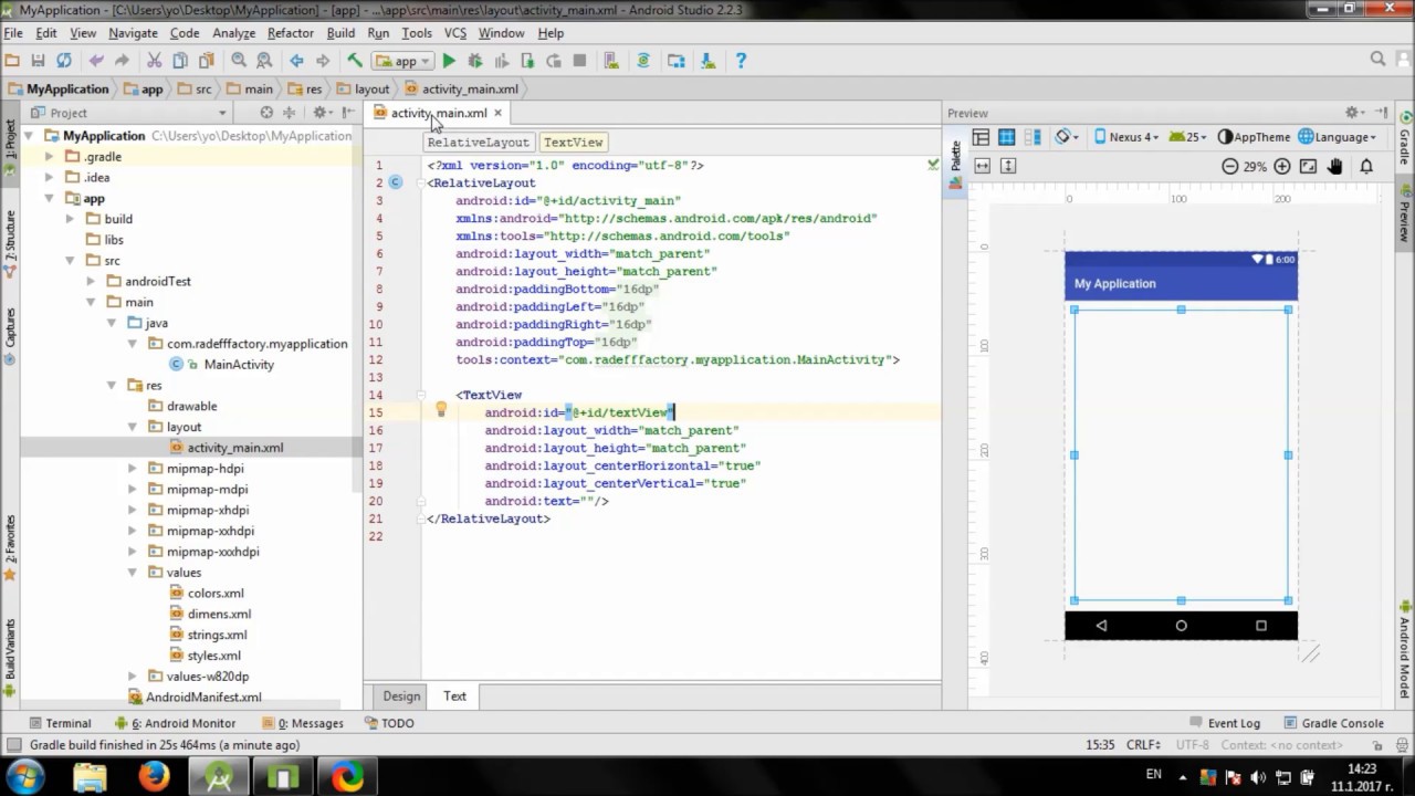 Creating Simple Database In Android Studio Youtube