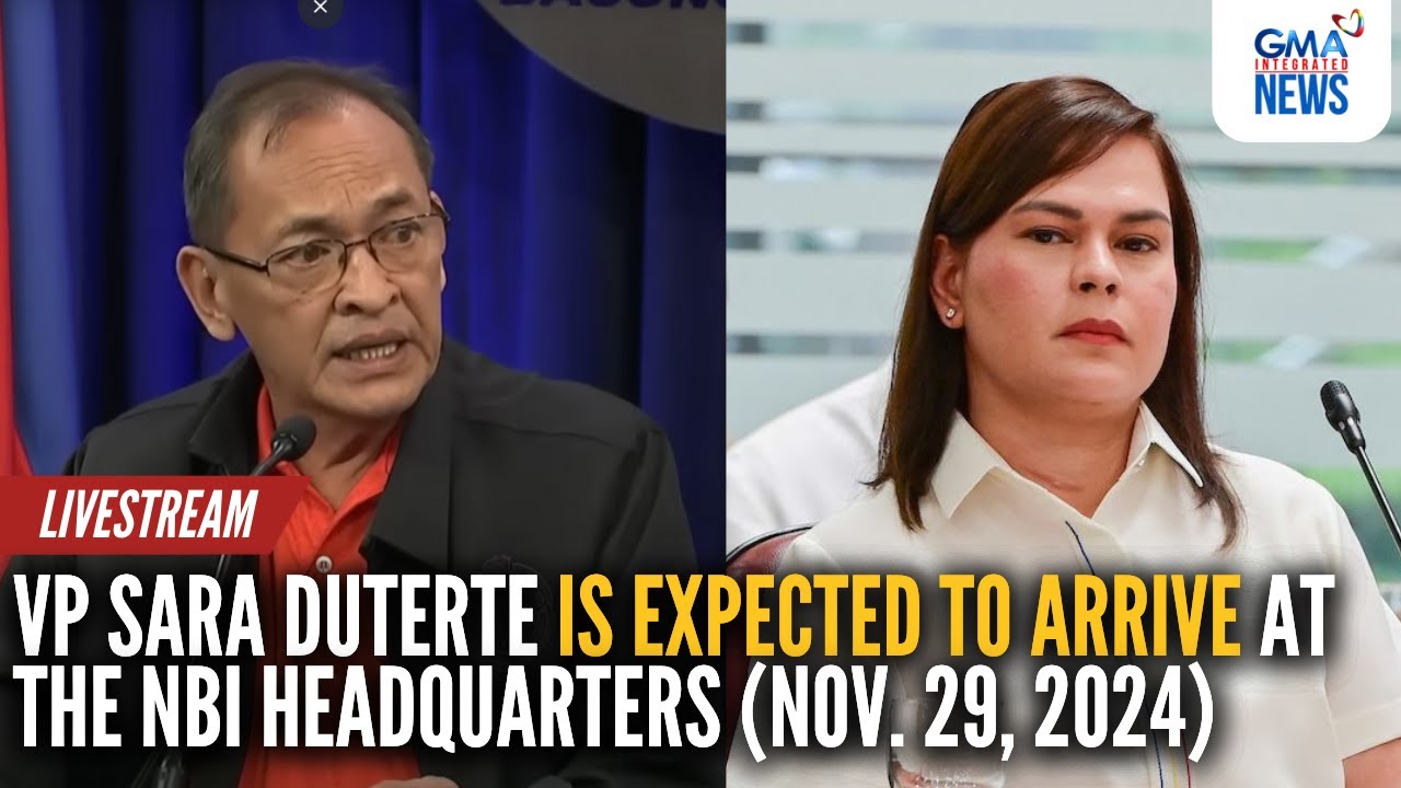 Vice Pres Sara Duterte Is Expected To Arrive At The Nbi Gma