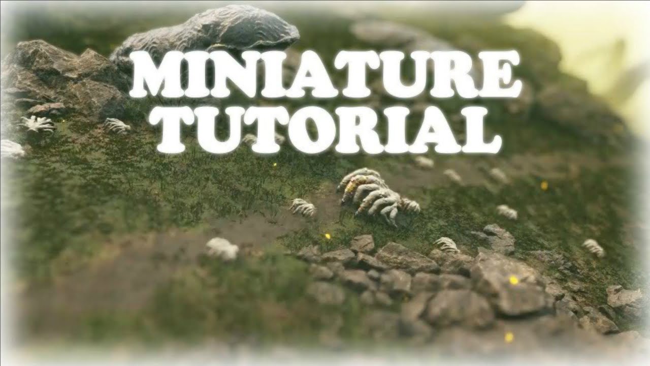 Mini Miniature Edit Tutorial Youtube