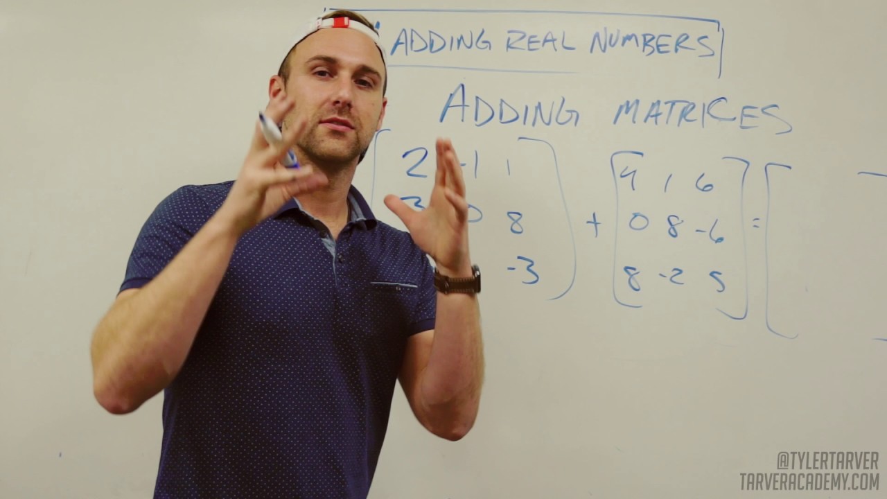 Adding Matrices Youtube